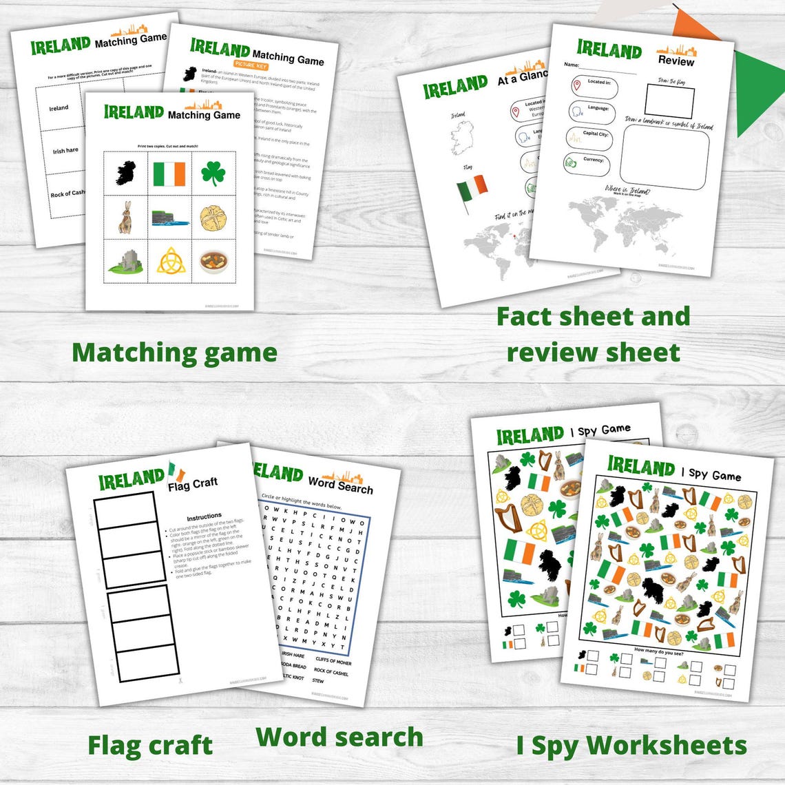 Ireland Activity Printables for Kids Ireland St. Patrick's Day ...