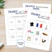 France Activity Printables for Kids- France I Spy Game, France Matching ...