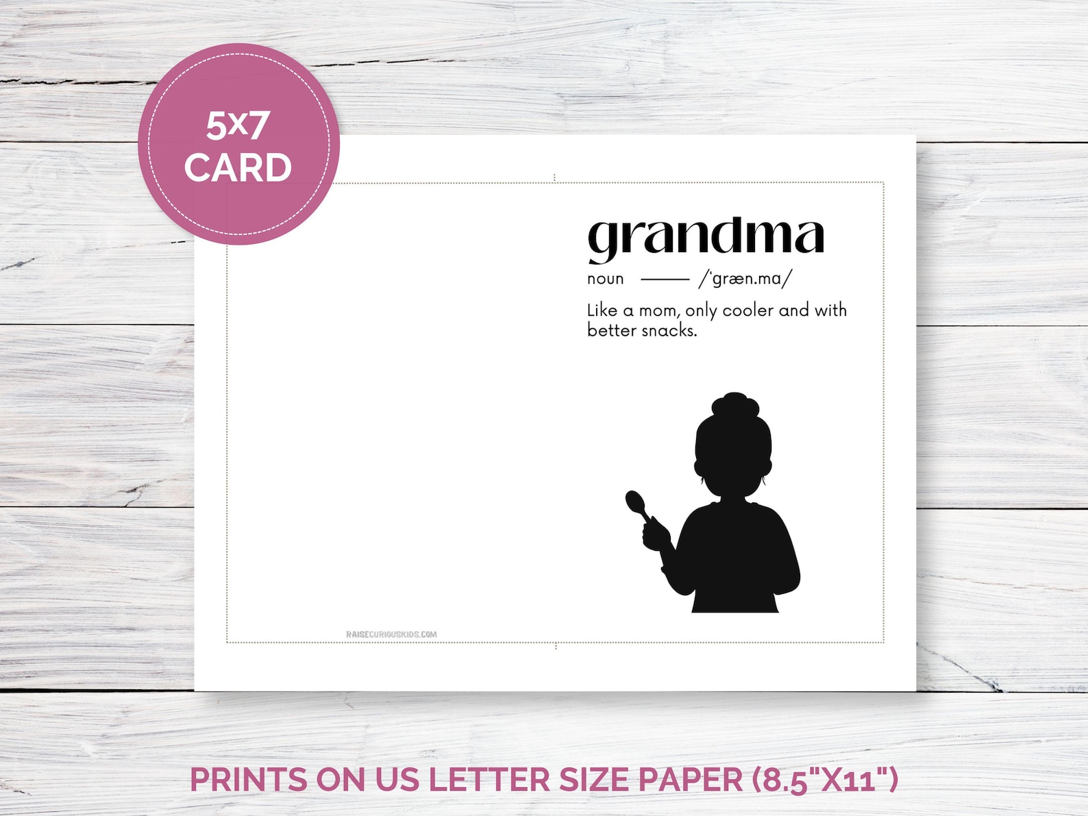 Grandma Mother's Day Card, Funny Grandma Birthday Card From Grandkids ...