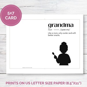Grandma Mother's Day Card, Funny Grandma Birthday Card From Grandkids ...