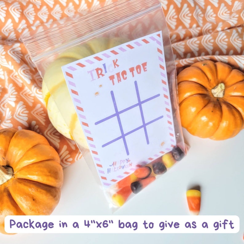 Halloween Tic Tac Toe Printable, Halloween Games for Kids, Printable ...