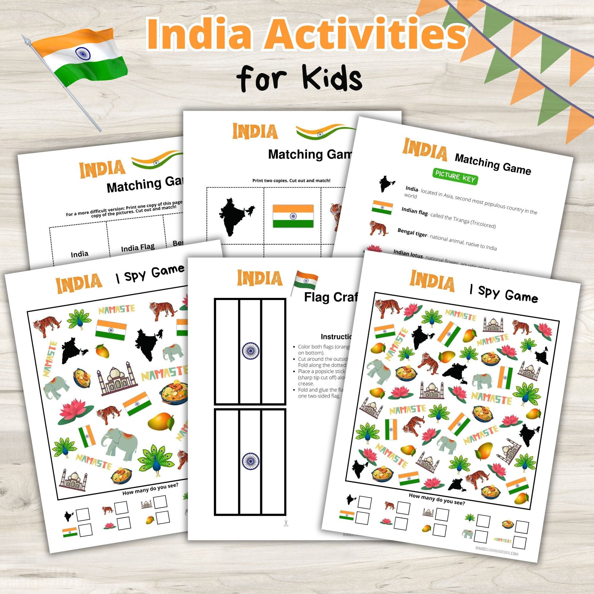 India Activity Printables for Kids India I Spy Game India - Etsy Australia
