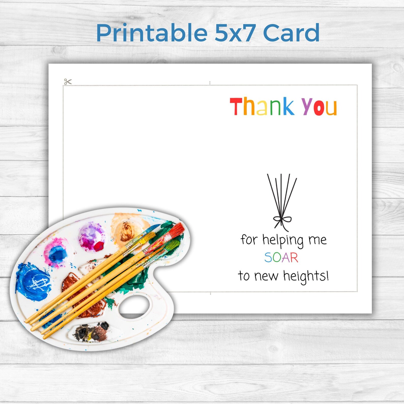 Teacher Appreciation Gift- Handprint Fingerprint Art Cards ...