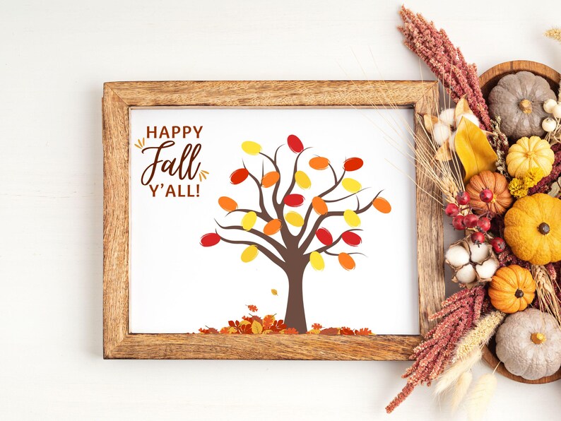Fall Handprint Craft Bundle, Handprint Kids Art, Fall Keepsake, Fall ...