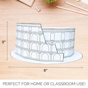 Colosseum 3D Craft, Italy Craft for Kids, Around the World Learning ...