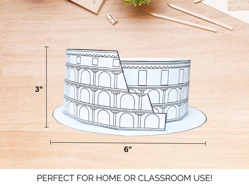 Colosseum 3D Craft, Italy Craft for Kids, Around the World Learning ...