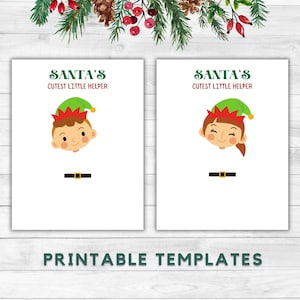 Elf Handprint Art, Christmas Handprint Craft, Baby Toddler Christmas ...