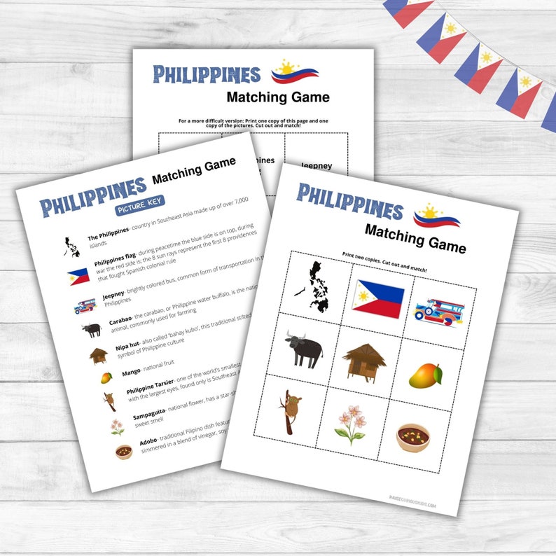 Philippines Activity Printables for Kids- Philippines I Spy Game ...