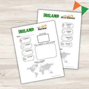 Ireland Activity Printables for Kids Ireland St. Patrick's Day ...