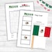Mexico Activity Printables for Kids, Cultural Around the World Learning ...