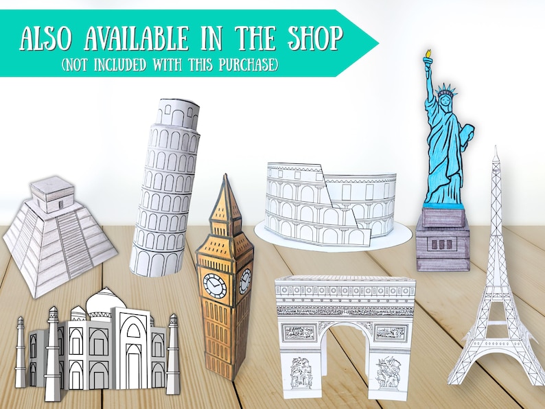 Double Decker Bus 3D Craft for Kids- Printable Template- London England ...