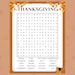 Thanksgiving Word Search Bundle, Printable Digital Download for ...