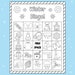 Winter Bingo Coloring Pages, 30 Unique Bingo Game Cards to Color In ...