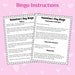 Valentine's Day Bingo Coloring Cards, 30 Unique Game Cards to Color ...