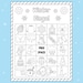 Winter Bingo Coloring Pages, 30 Unique Bingo Game Cards to Color In ...