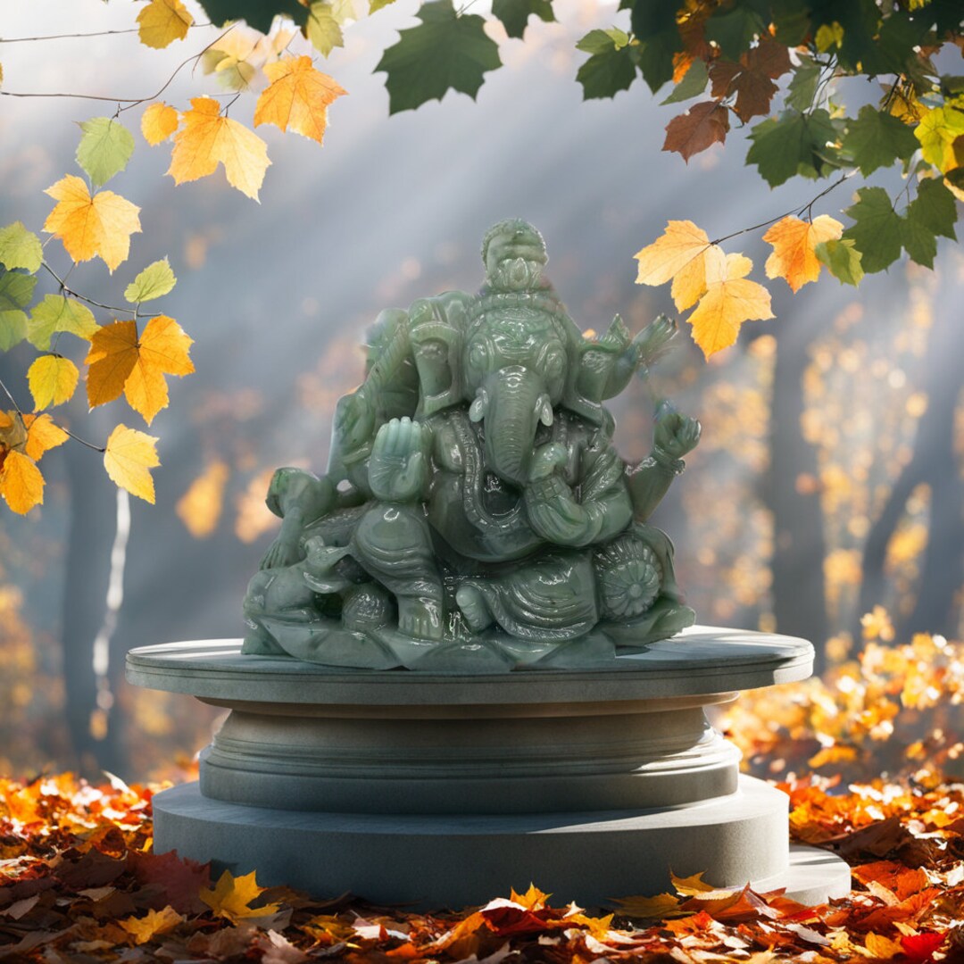 Australian Jade Ganesh Jihandcrafted Ganesh Statuelord - Etsy