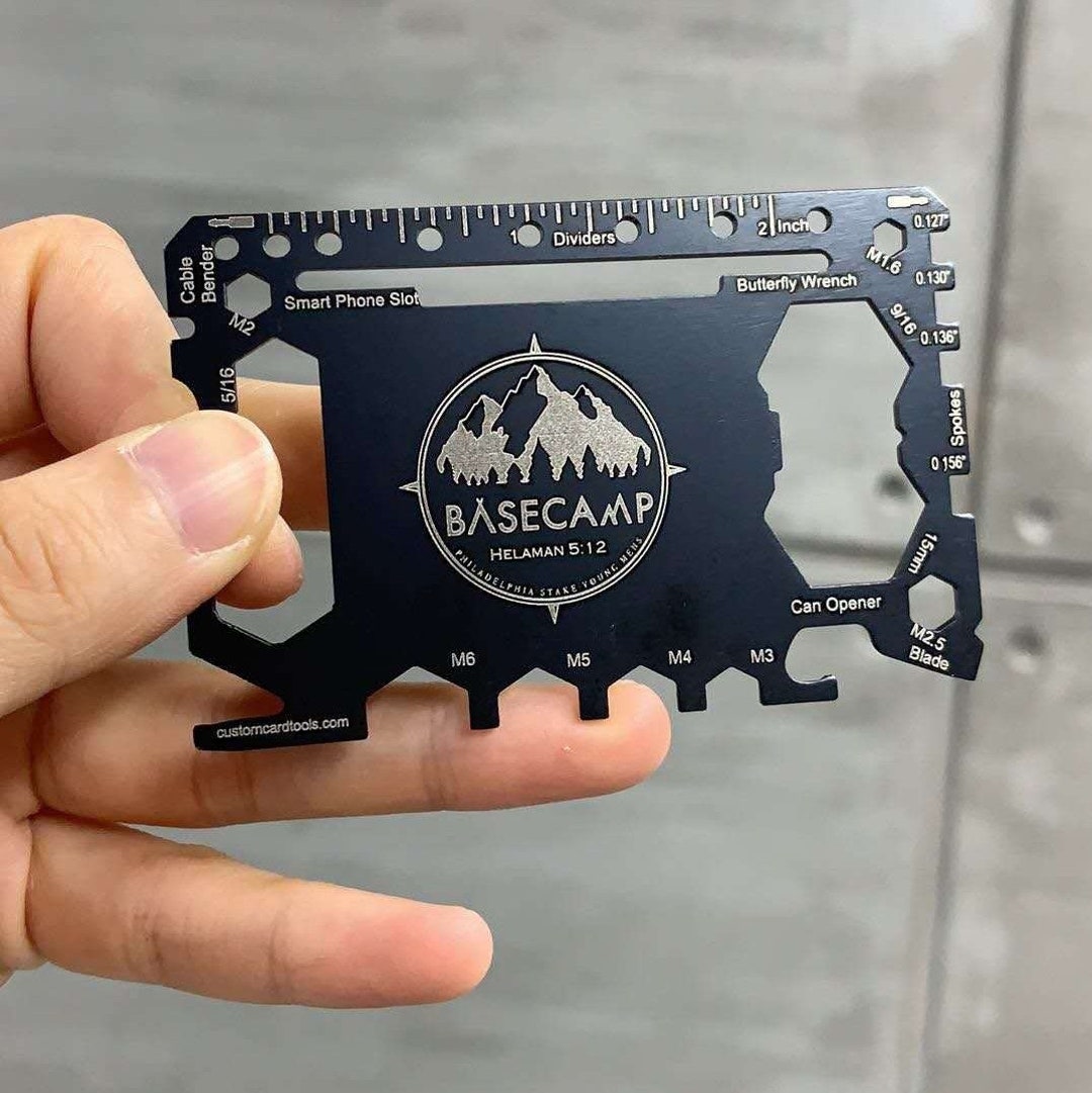Personalized Stainless Steel Multi Tool Card 23 Features - Etsy UK