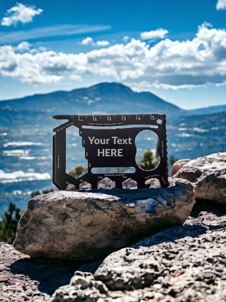 Personalized Wallet Multi Tool Card BUNDLE DISCOUNTS Saw Blade, Laser ...