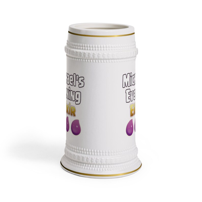 CUSTOM EVENING ELIXIR Clash Royale Beer Stein Mug Clash of - Etsy