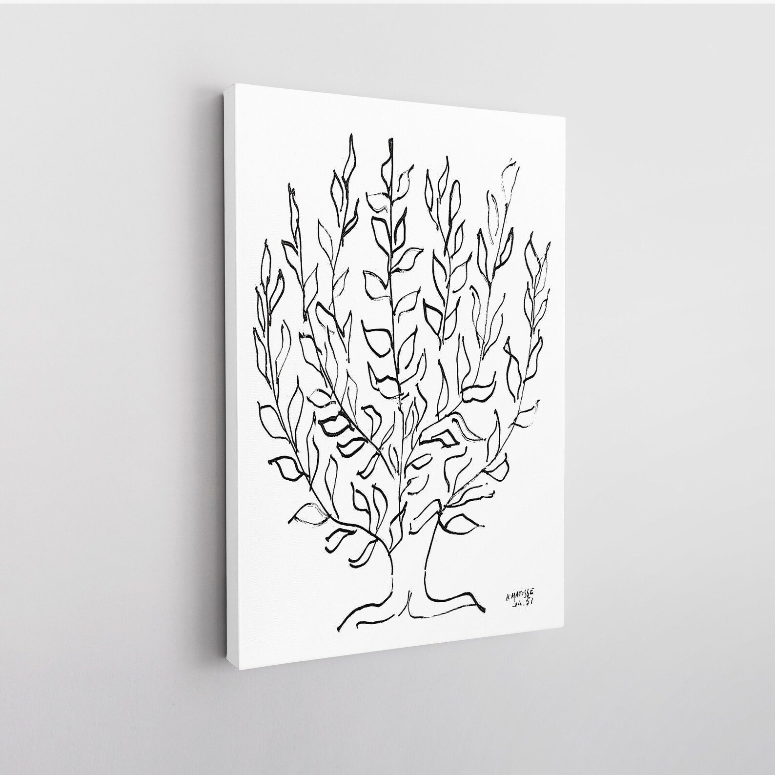Henri Matisse Poster, the Plain Tree 1951 Poster, Vintage Tree Sketch ...