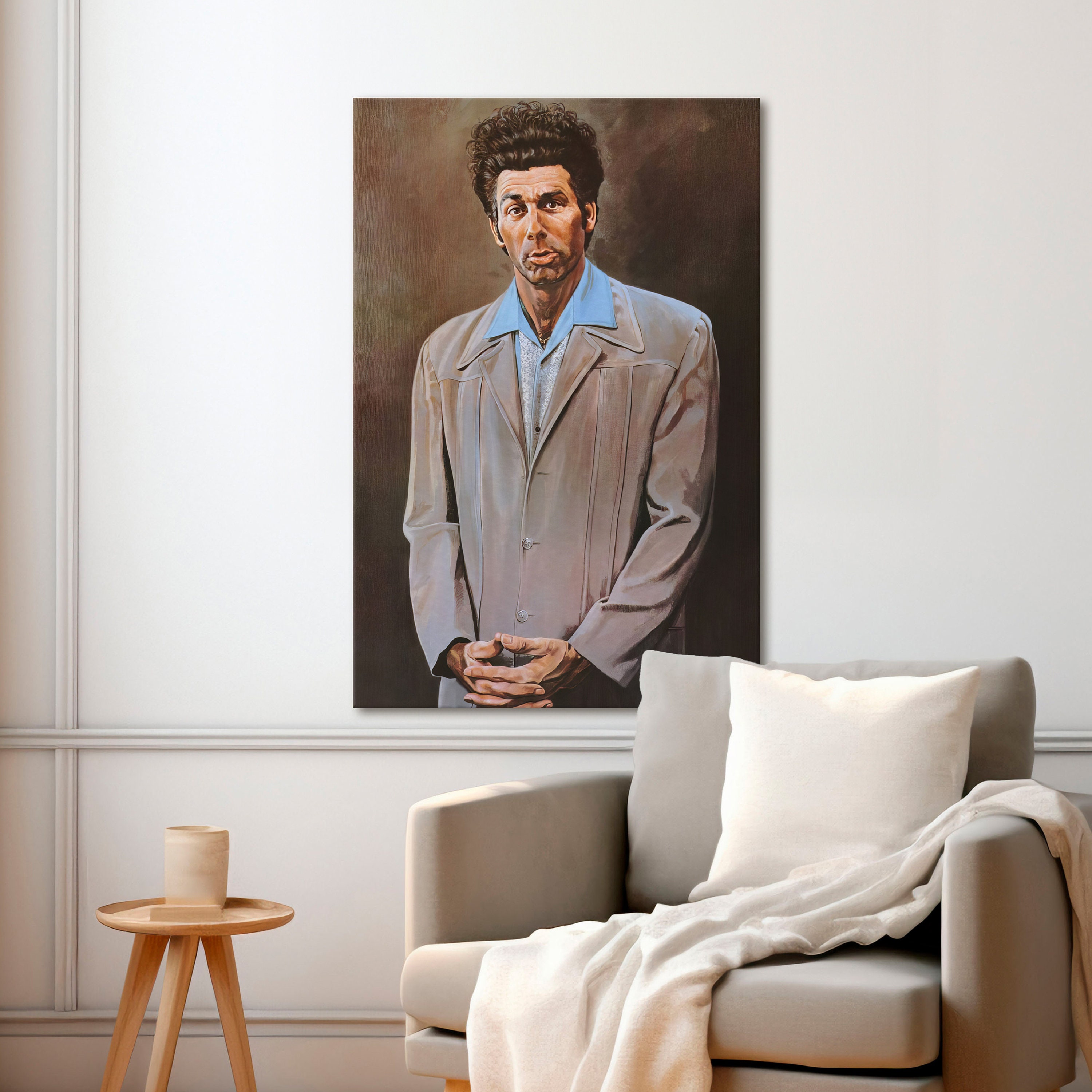 Kramer Poster, Cosmo Kramer Canvas Art, Famous Tempered Glass, Office ...