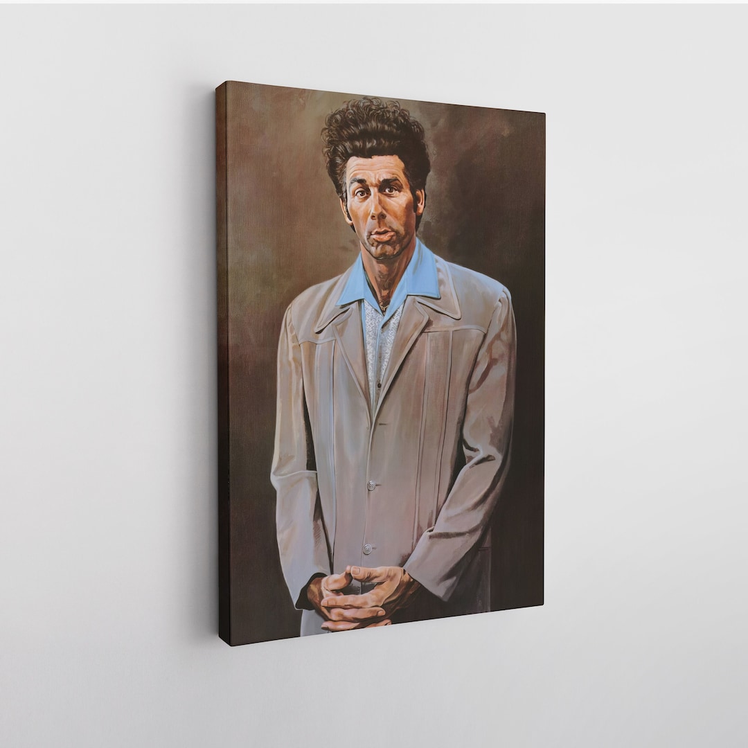 Kramer Poster, Cosmo Kramer Canvas Art, Famous Tempered Glass, Office ...