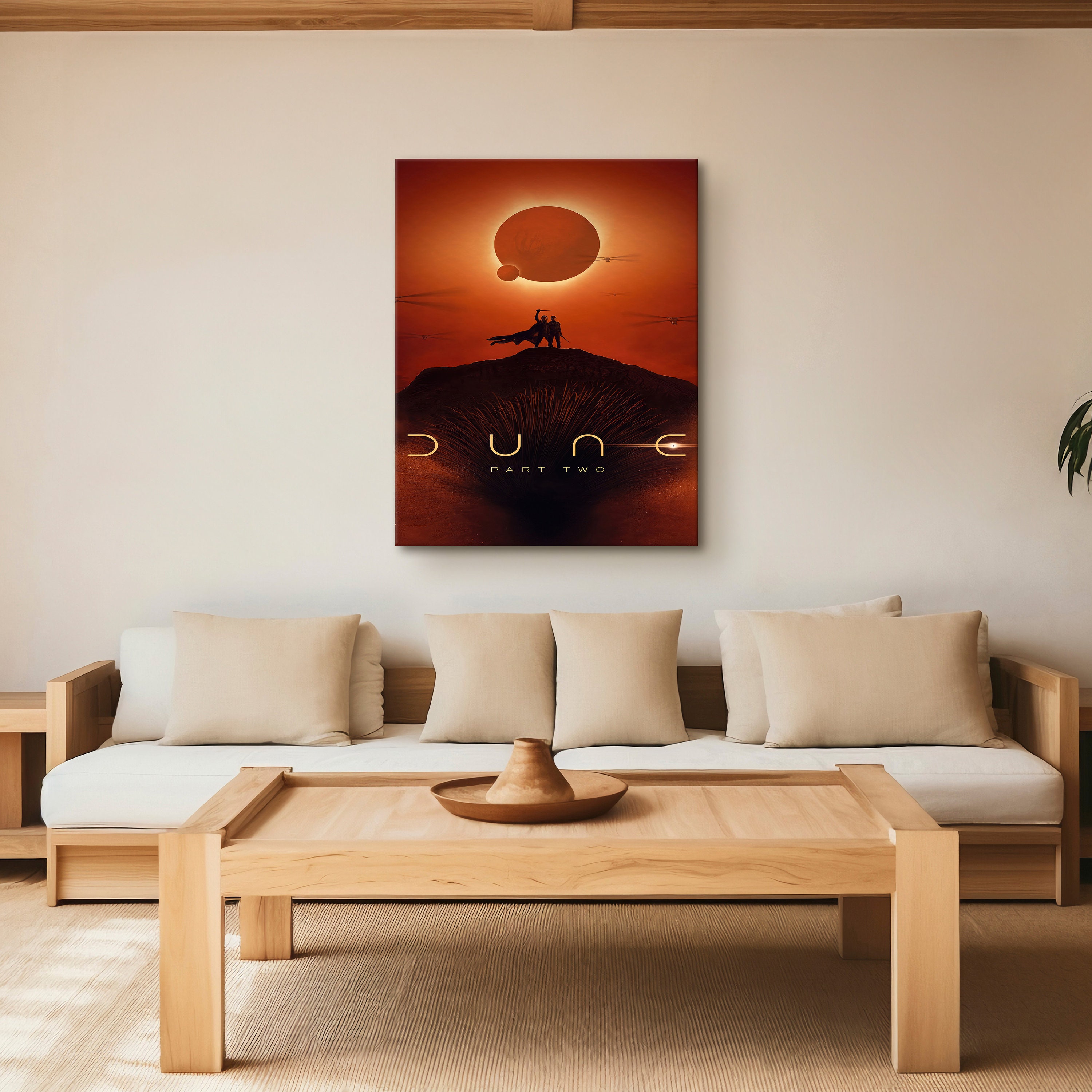 Dune Movie Poster, Dune Part Two Poster, Timothée Chalamet Movie Poster ...