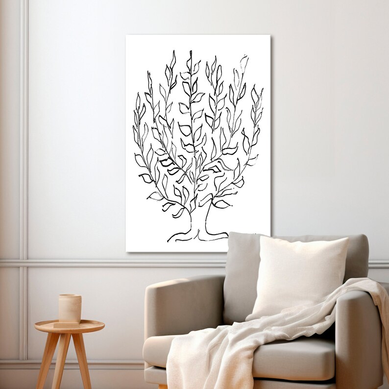 Henri Matisse Poster, the Plain Tree 1951 Poster, Vintage Tree Sketch ...