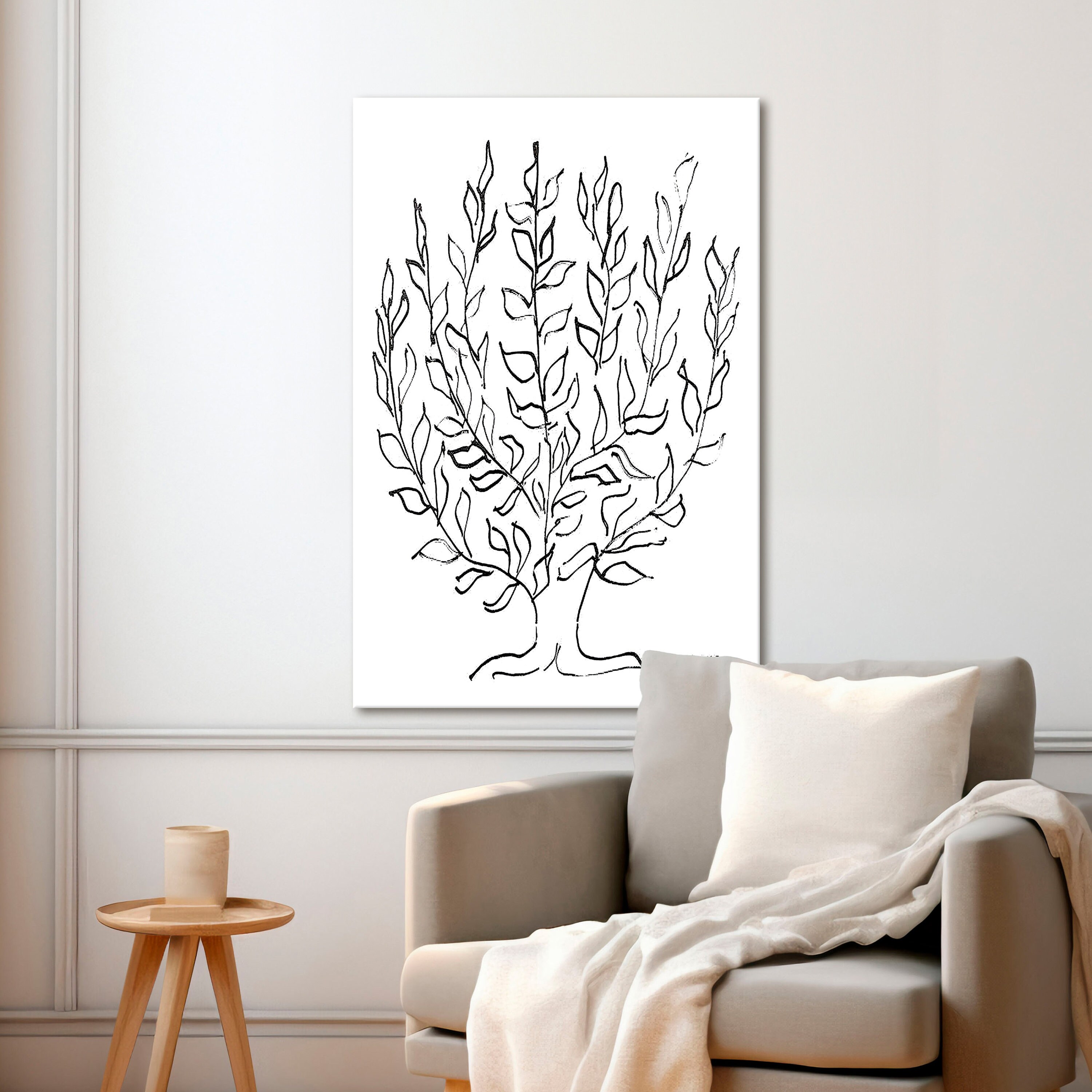 Henri Matisse Poster, the Plain Tree 1951 Poster, Vintage Tree Sketch ...