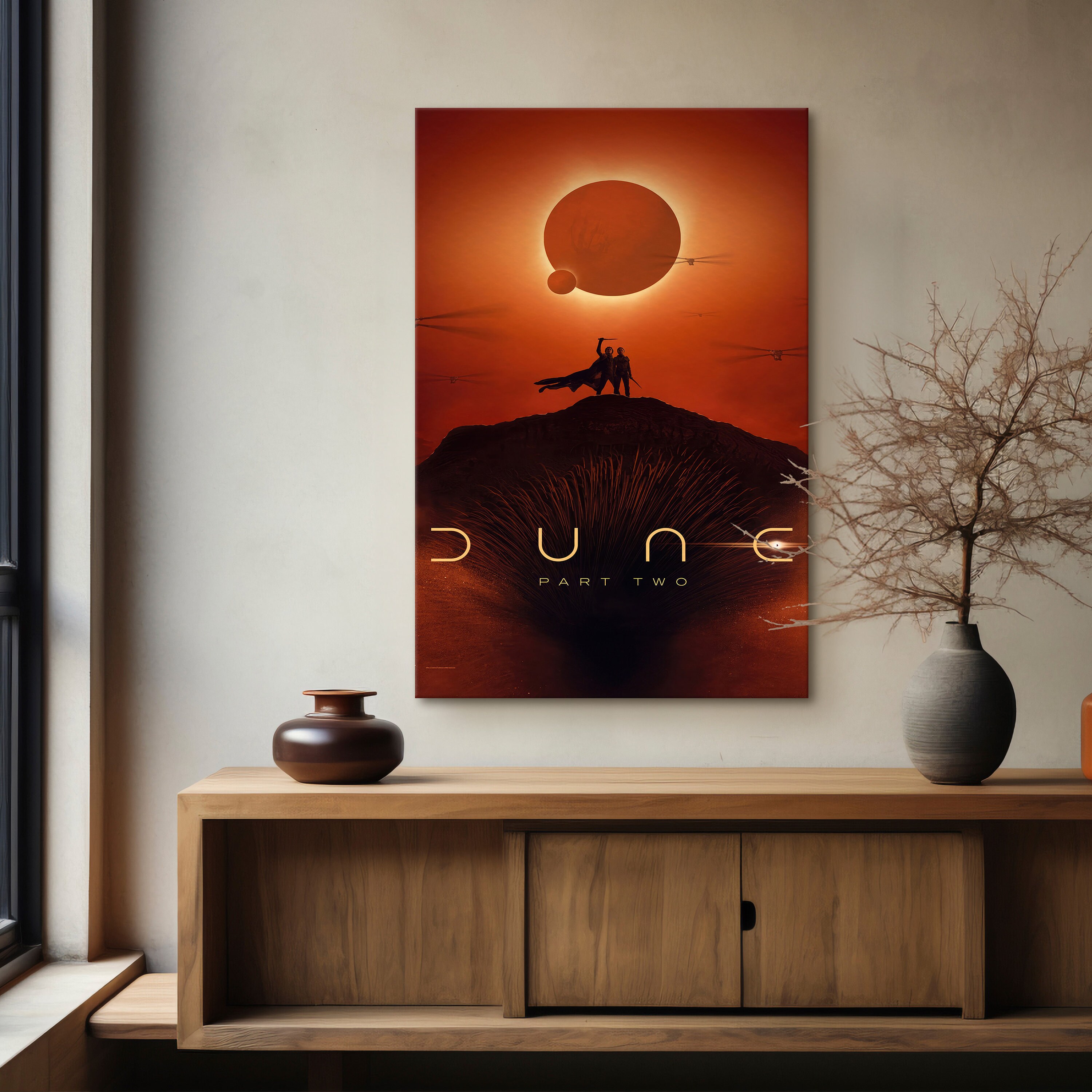 Dune Movie Poster, Dune Part Two Poster, Timothée Chalamet Movie Poster ...