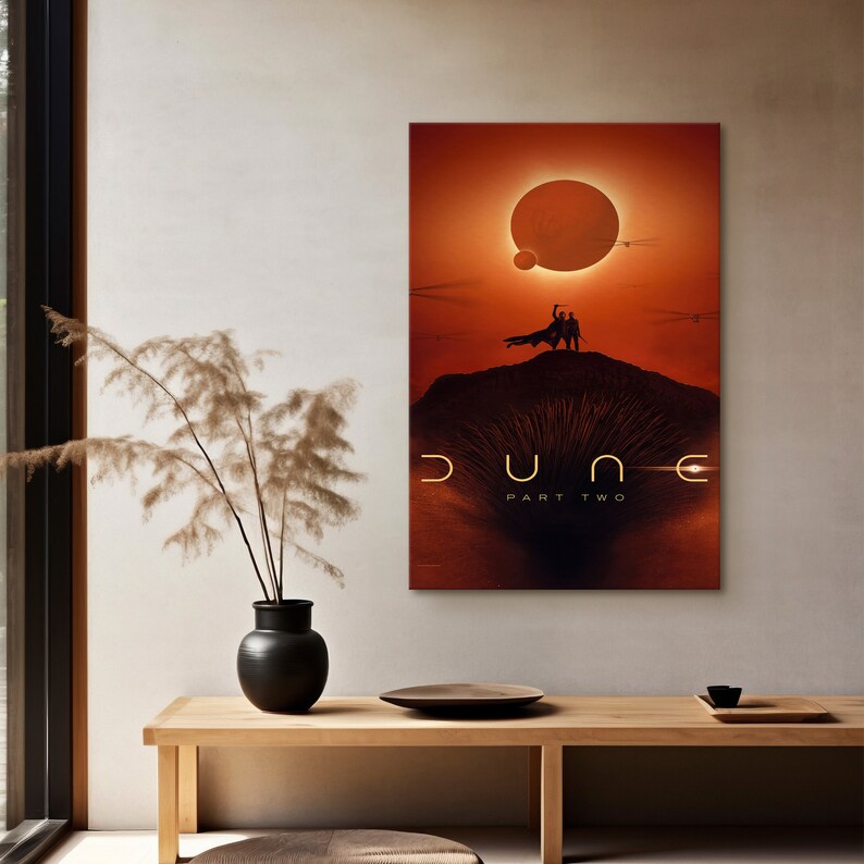 Dune Movie Poster, Dune Part Two Poster, Timothée Chalamet Movie Poster ...