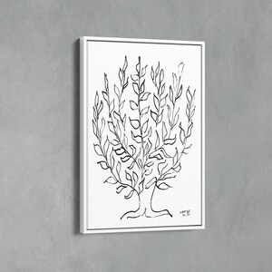 Henri Matisse Poster, the Plain Tree 1951 Poster, Vintage Tree Sketch ...