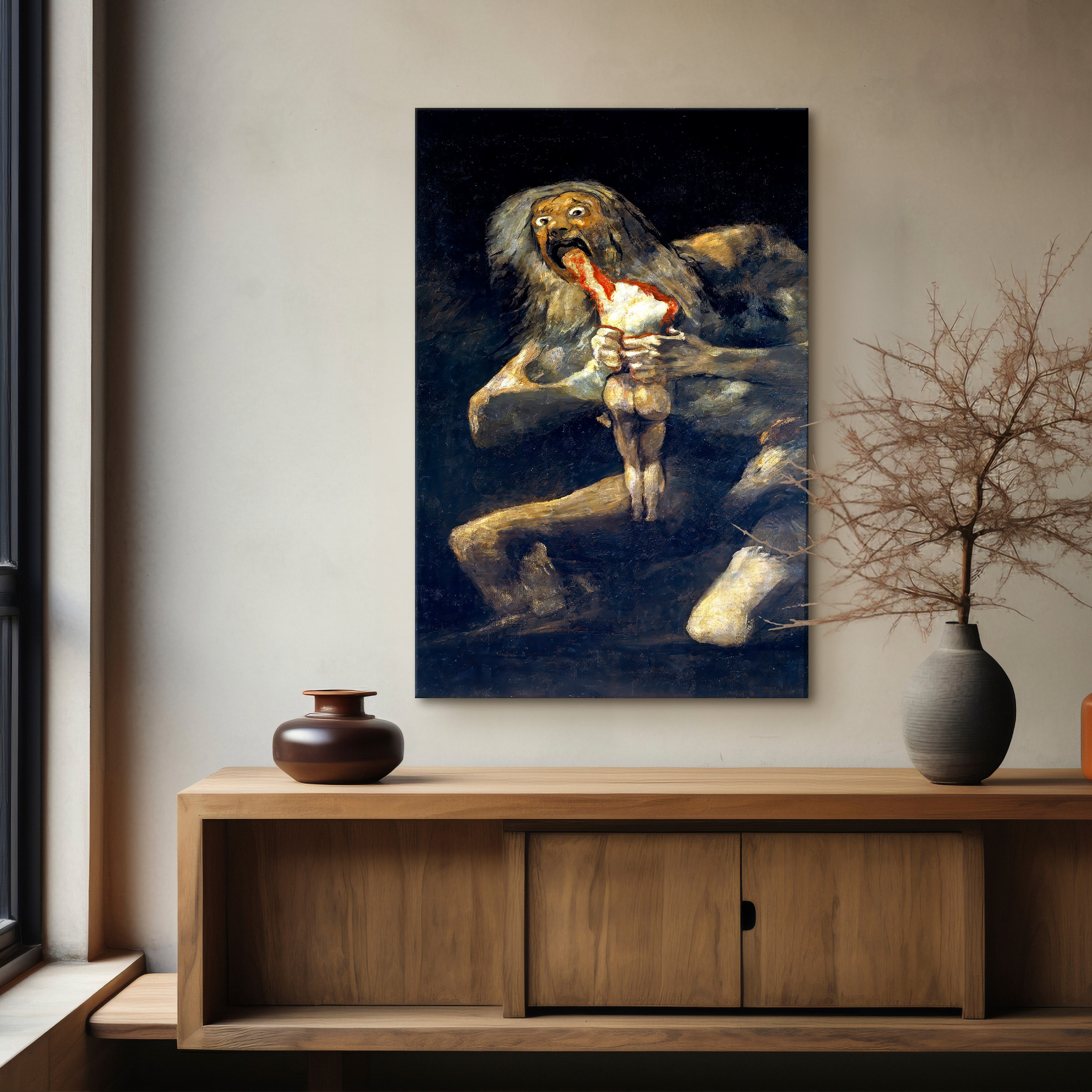 Saturno Devorando a Un Hijo, Saturn Devouring His Son Wall Art ...
