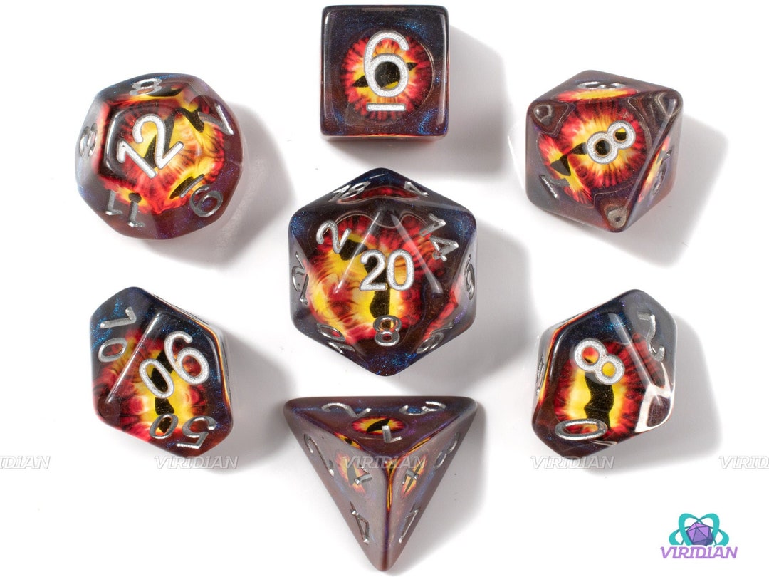 Barad-dûr Eye of Sauron Red and Yellow Demonic Eye Brown - Etsy