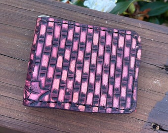 Handmade Leather Money Clip Wallet - Etsy