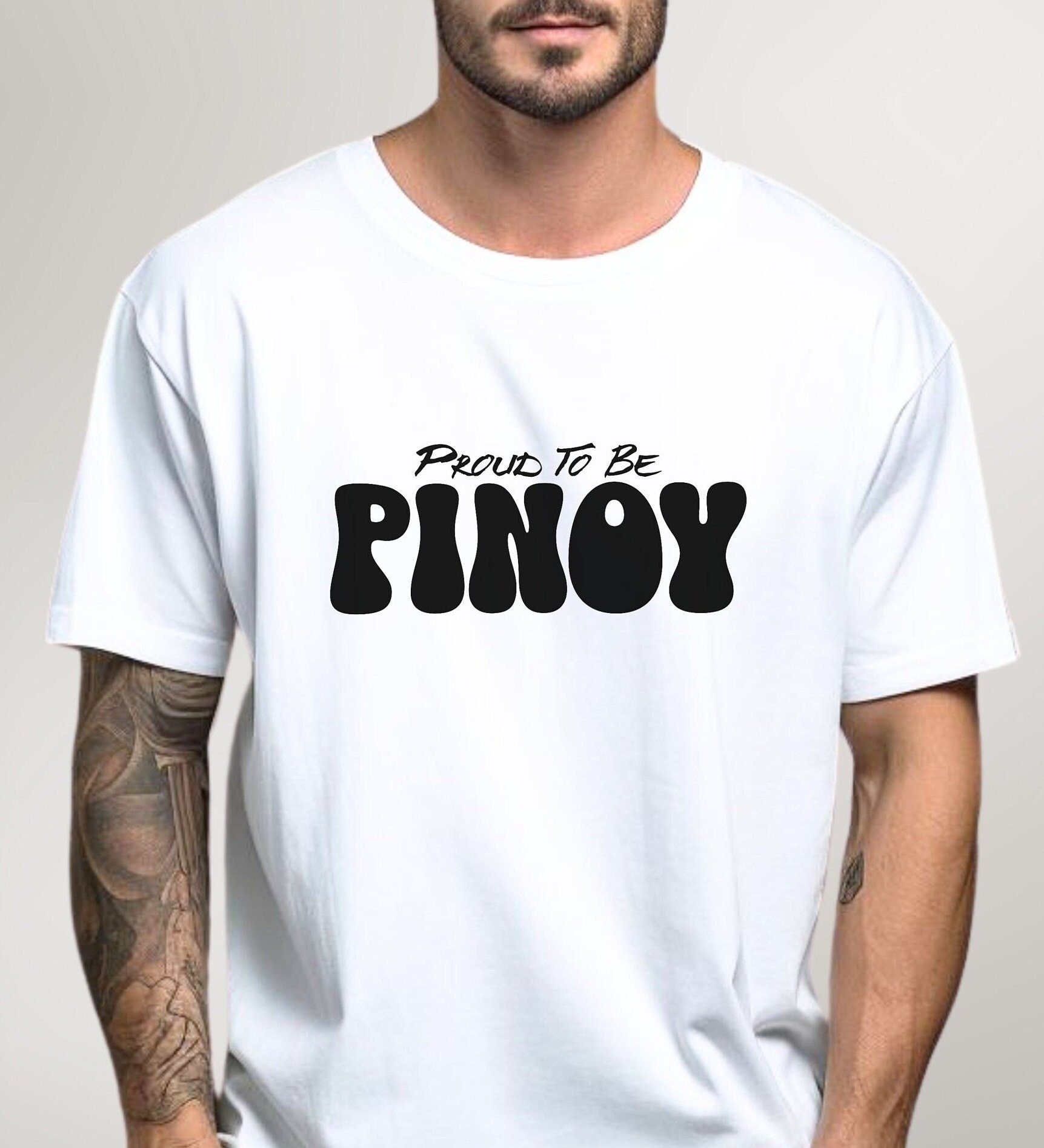 Pinoy T Shirt, Proud to Be Pinoy Simple Shirt Design, Filipino Shirts ...
