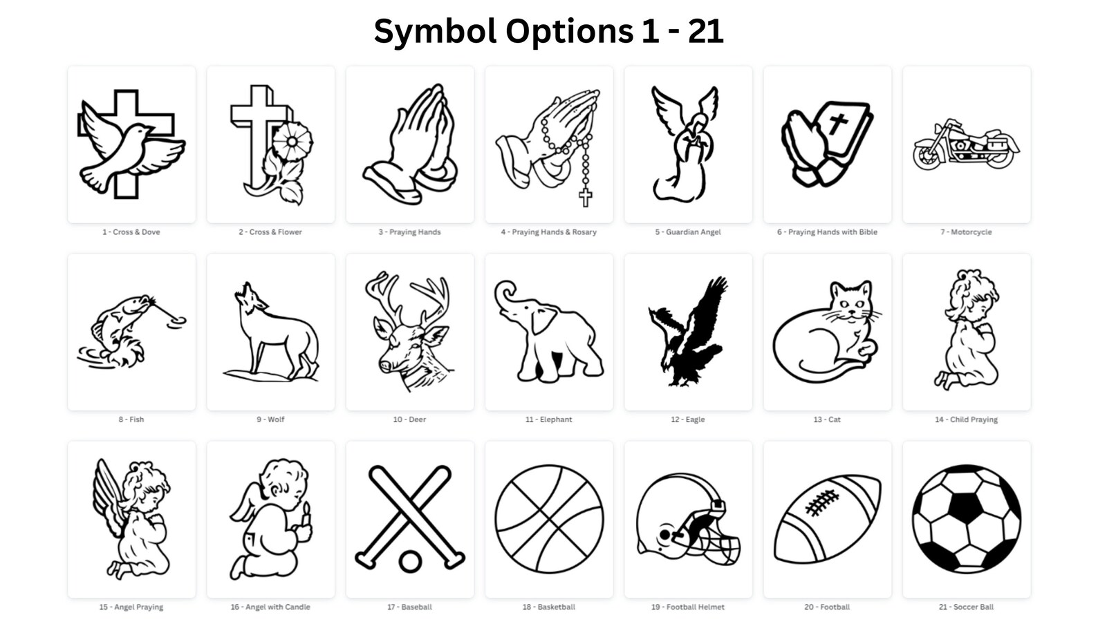 Grave Marker Headstone - 16in X 8in X 3in or 24in X 12in X 4in ...