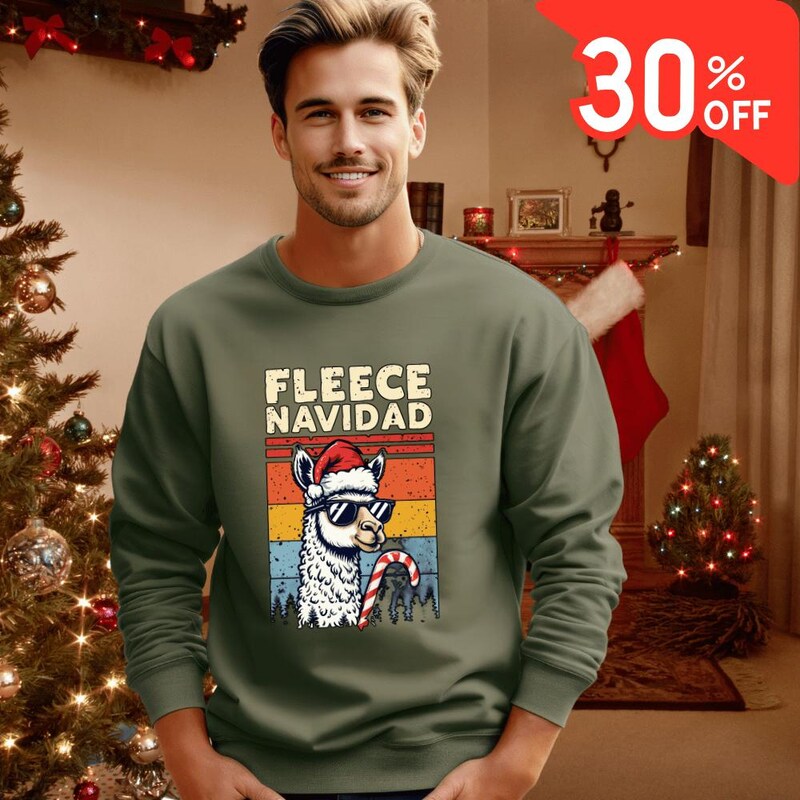 Fleece Navidad Sweater - Etsy