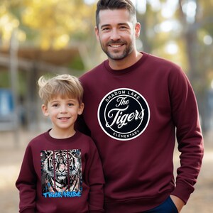 Shadow Lake Elementary Tigers Crewneck Sweatshirt, School Spirit ...