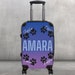 Small Personalized Suitcase, Dog Lover,paw,dog Names,family Dogs ...