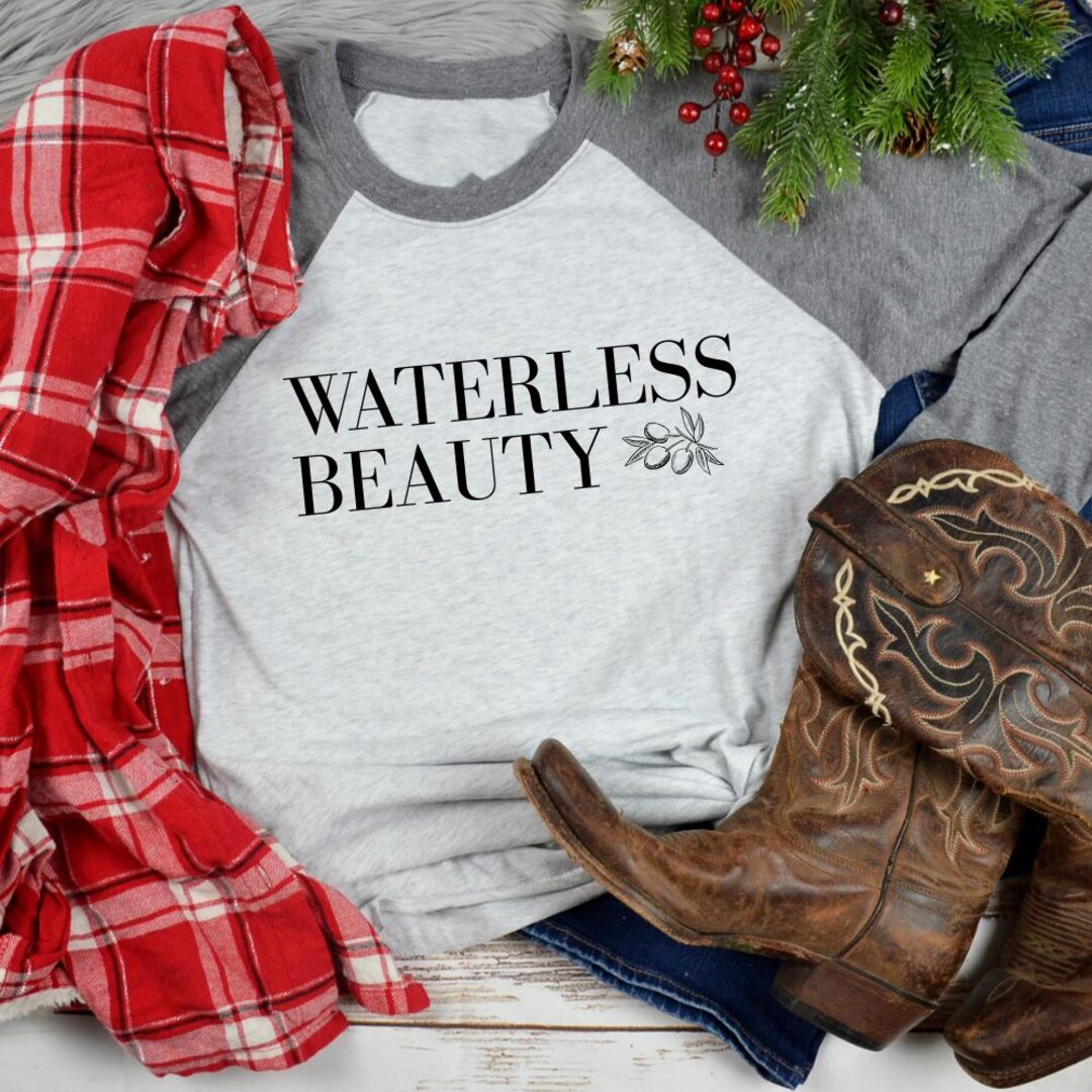Waterless Beauty Shirt,olive Tree People 3/4 Sleeve,organic Skincare ...