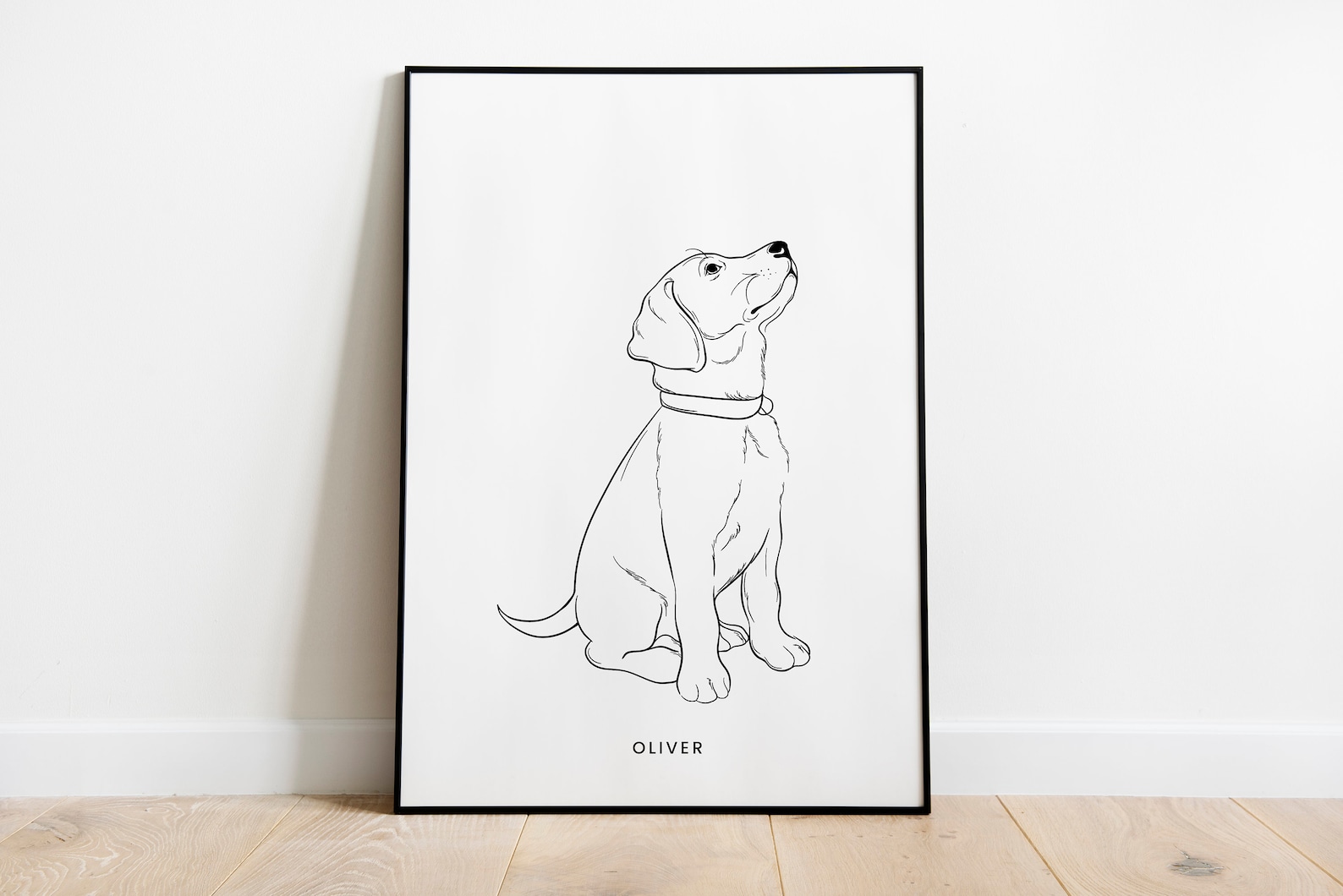 Custom Dog Portrait, Line Drawing, Pet Art, Line Dog Portrait, Dog ...