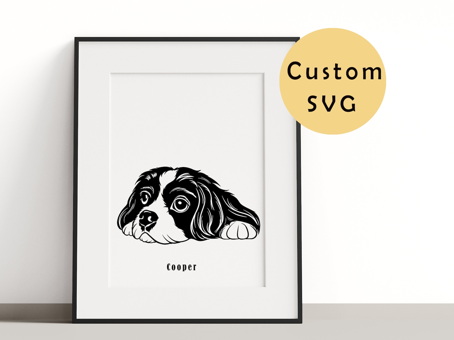 Custom DOG SVG, Dog Clipart, Dog Svg, Files for Cricut, Dog Portrait ...