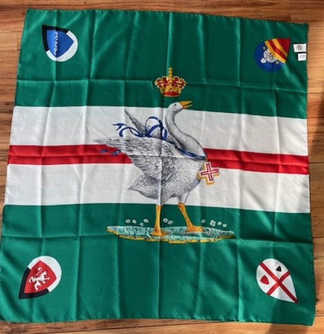 Official Palio Contrade Flag From Siena: Contrada Della Oca - Etsy
