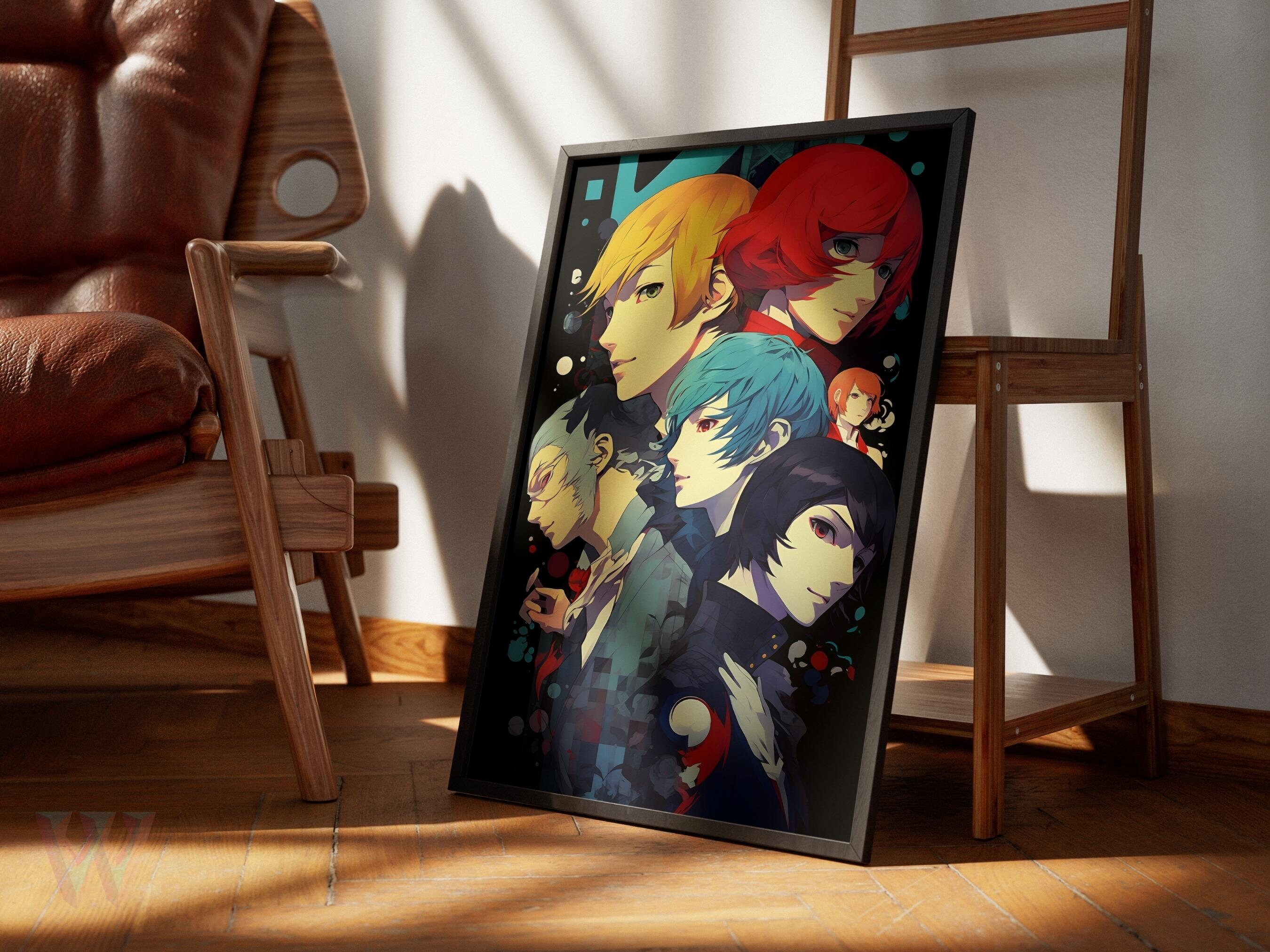 Persona 3 Poster, High Quality Anime Print, Video Game Art, Anime Wall ...