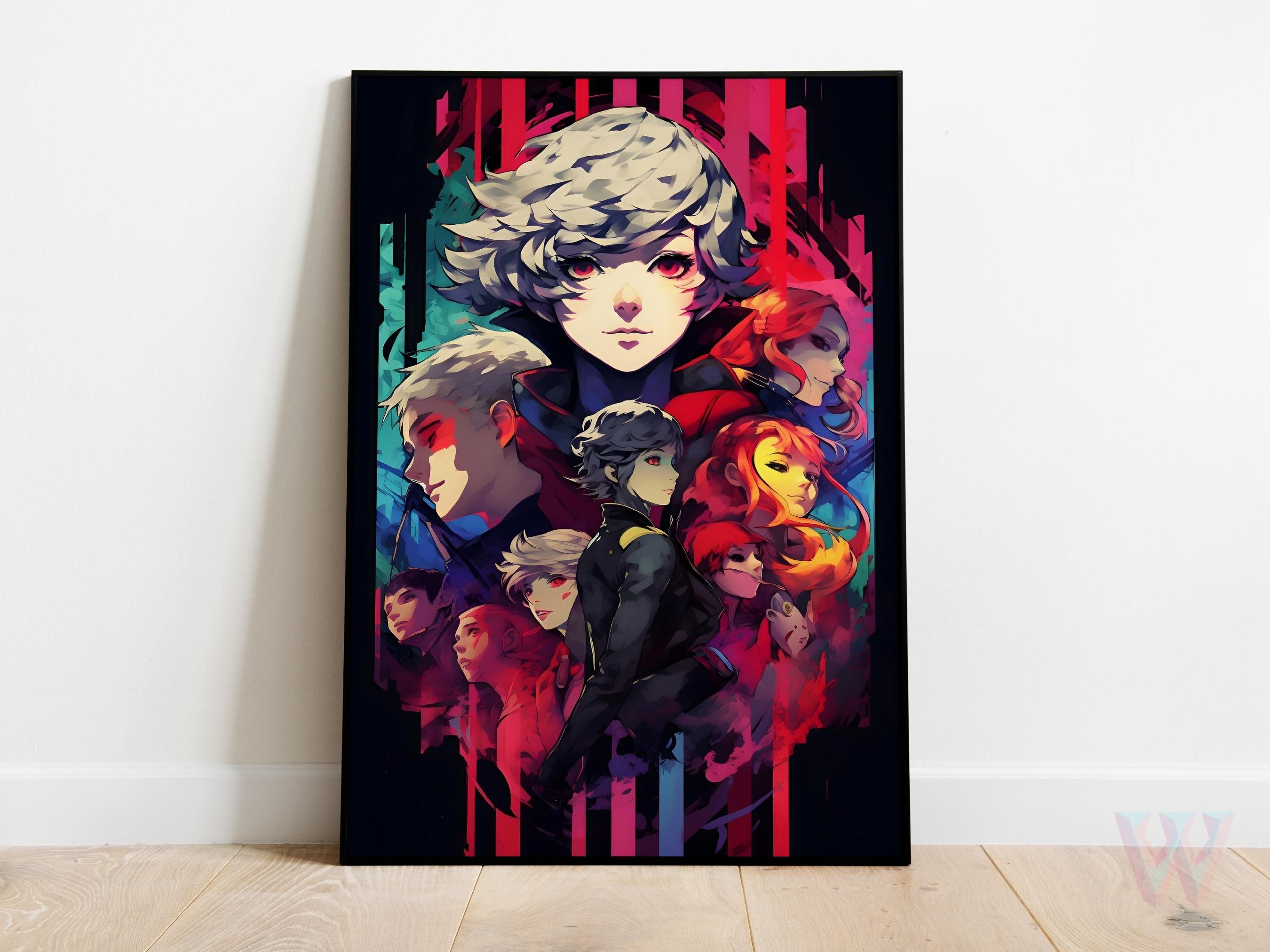 Persona Poster High Quality Anime Art Print Manga Wall - Etsy