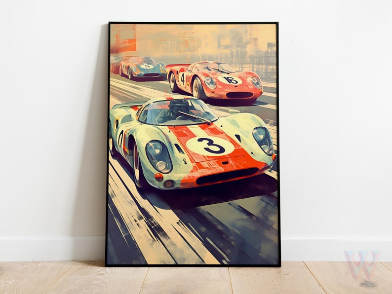 Le Mans Poster, Le Mans Hypercars Poster, Vintage Le Mans Poster, Le ...