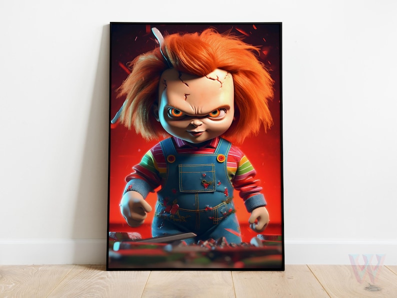 Seed of Chucky Poster, Horror Movie Art, Vintage Wall Decor, Cult ...