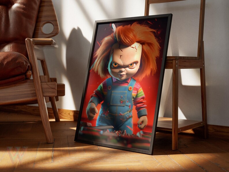 Seed of Chucky Poster, Horror Movie Art, Vintage Wall Decor, Cult ...