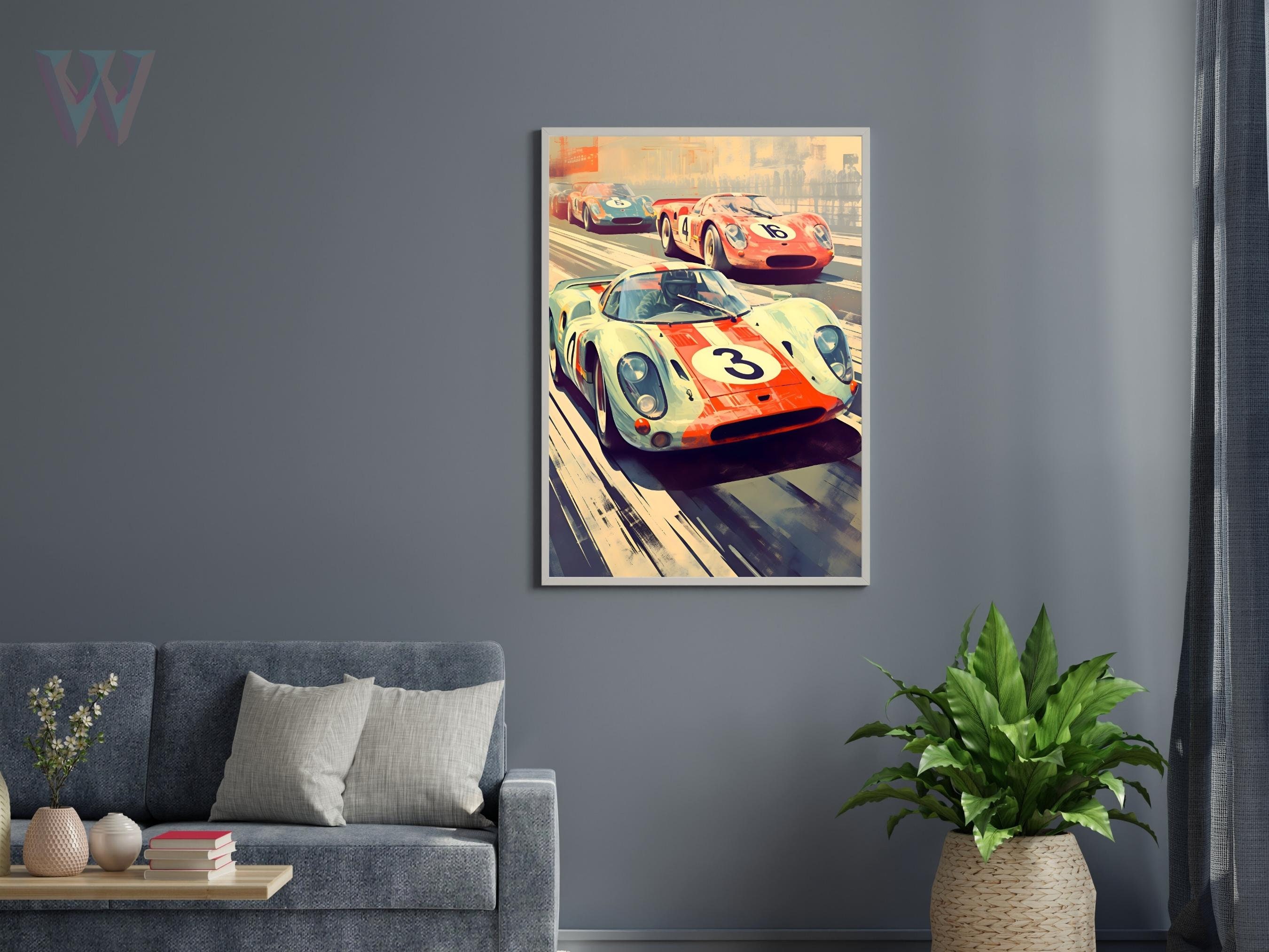 Le Mans Poster Le Mans Hypercars Poster Vintage Le Mans Poster Le